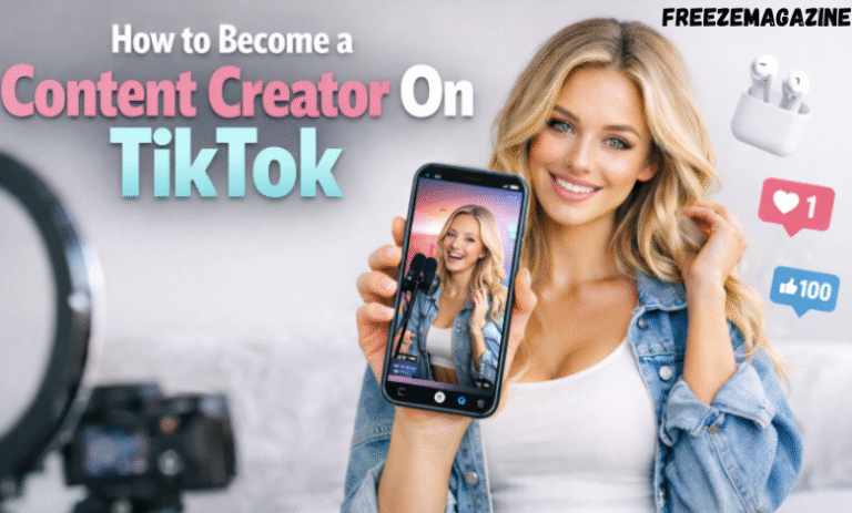 How to Become a Content Creator On TikTok - Freeze Magazine